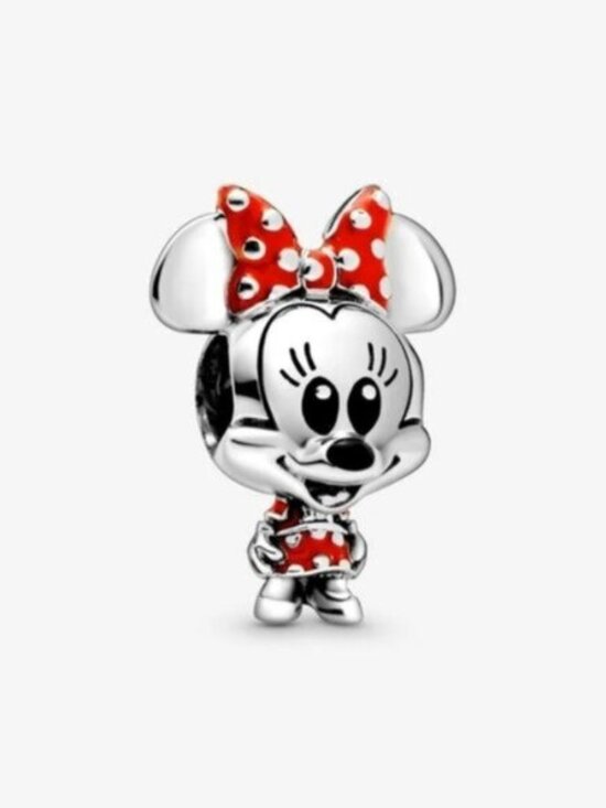 Pandora | Jewelry | Pandora Dress And Minnie Charm With Bow | Poshmark